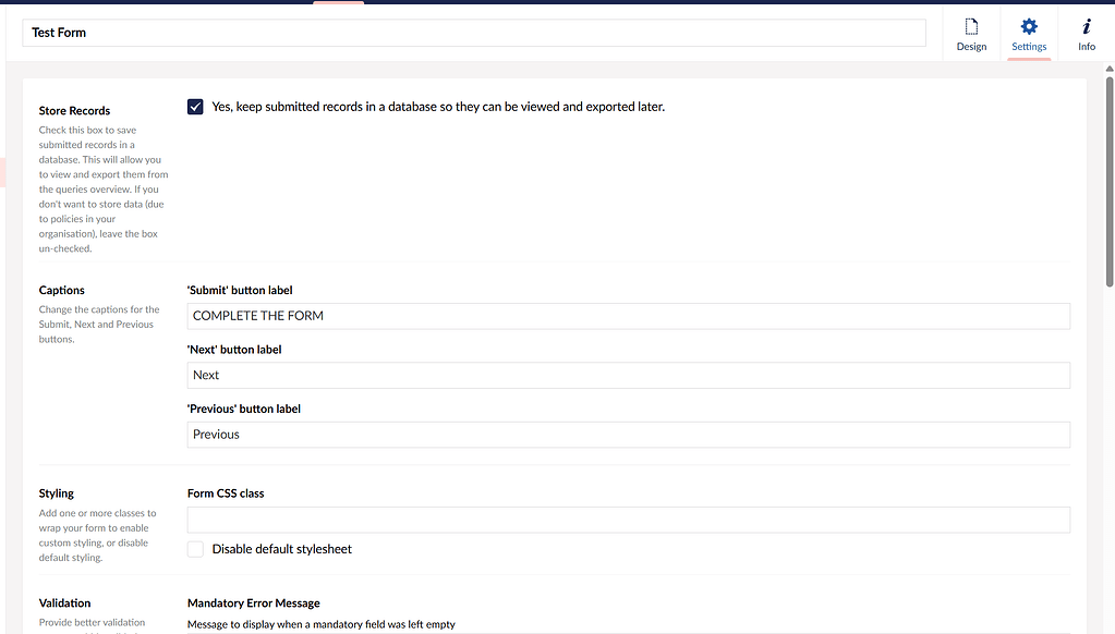 Umbraco Forms - Custom Form Setting - Umbraco community forum